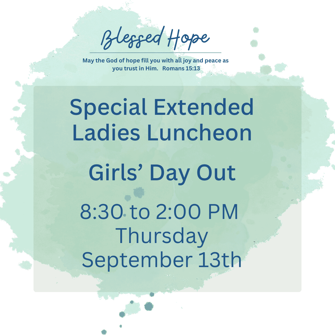 Blessed Hope Ladies Ministry - LeTourneau Christian Center